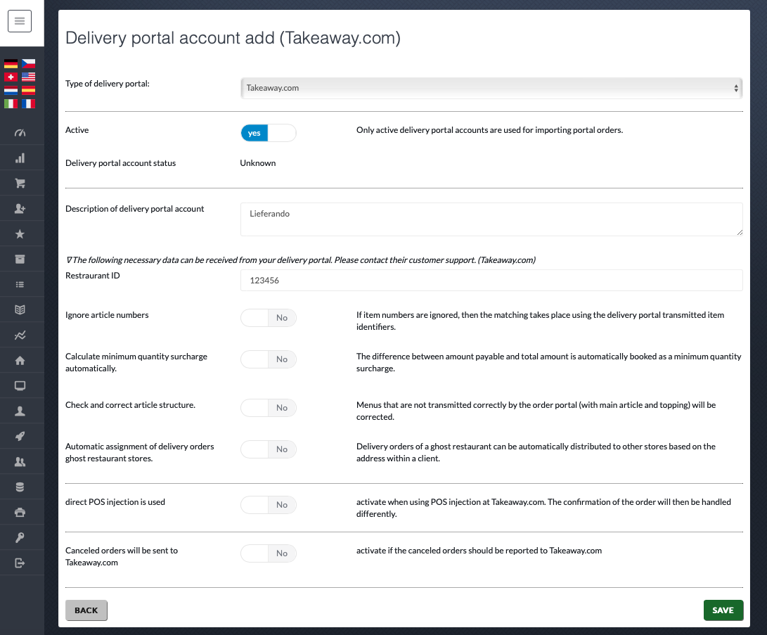 Access data delivery portal (delivery portals)